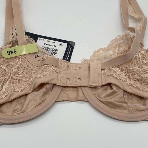 Bali | Intimates & Sleepwear | Bali Bra Womens Beige Lift Lace Desire ...